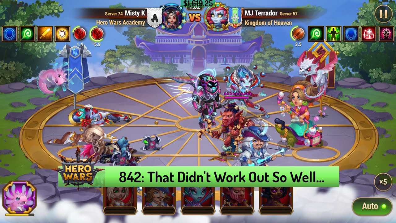 Let's Play Hero Wars 842: I Made Questionable Attack Choices in Clash ...