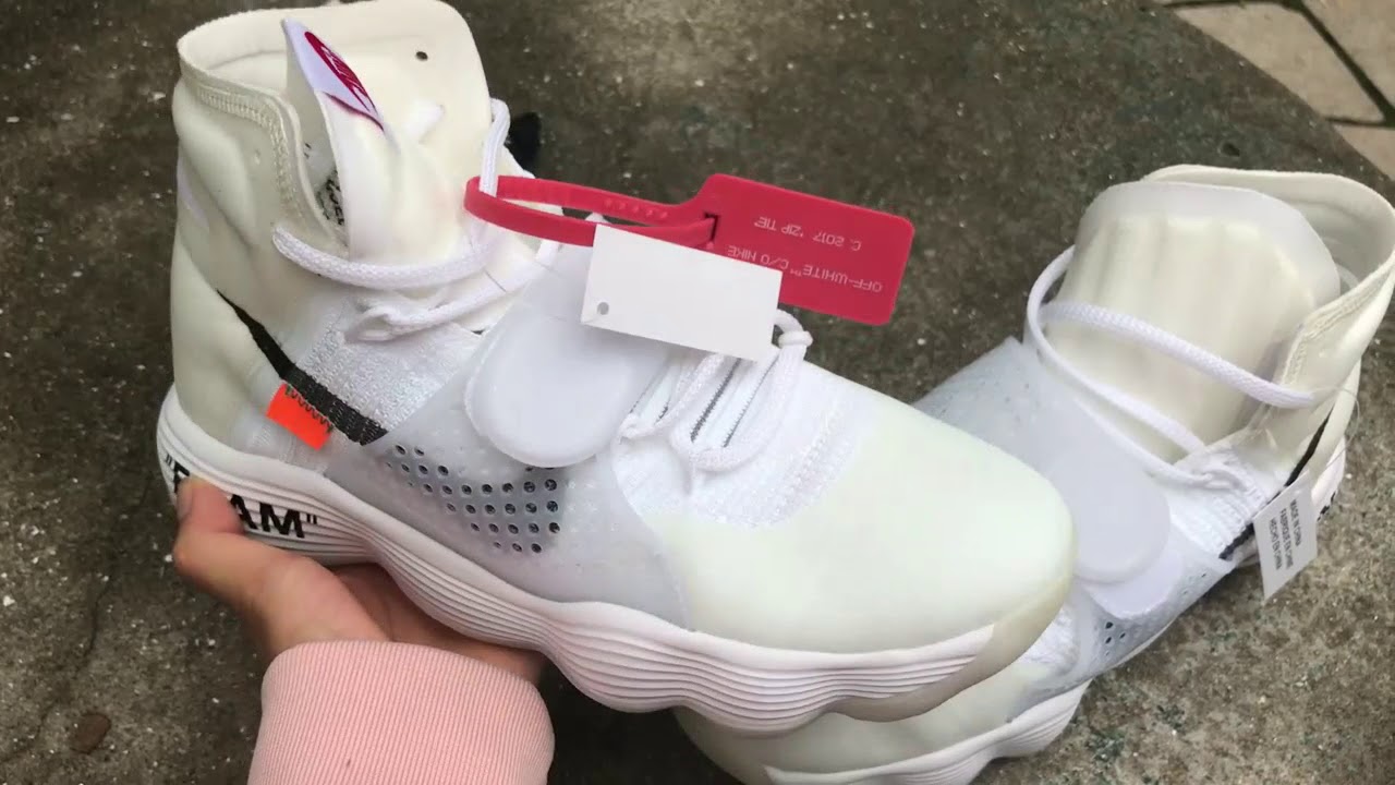 OFF-WHITE Nike Hyperdunk 2017 Review | On-Feet "The Ten" - YouTube