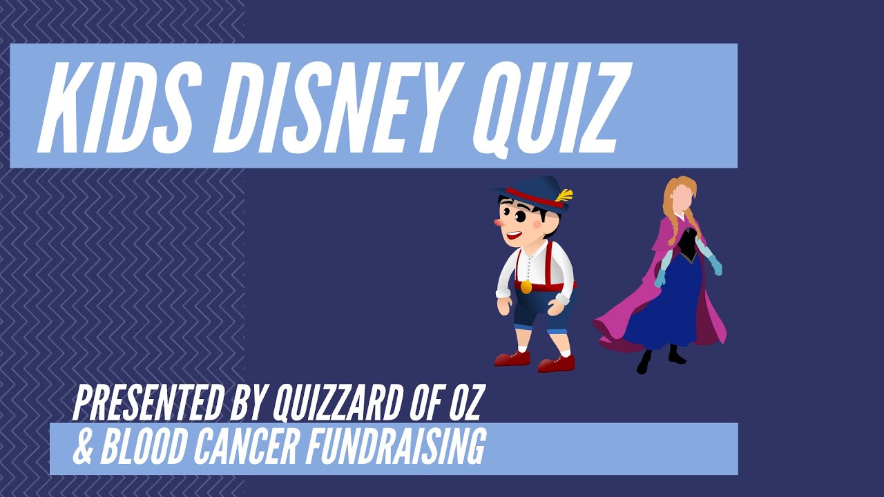 Kids Disney Quiz - Quizzard of Oz - YouTube