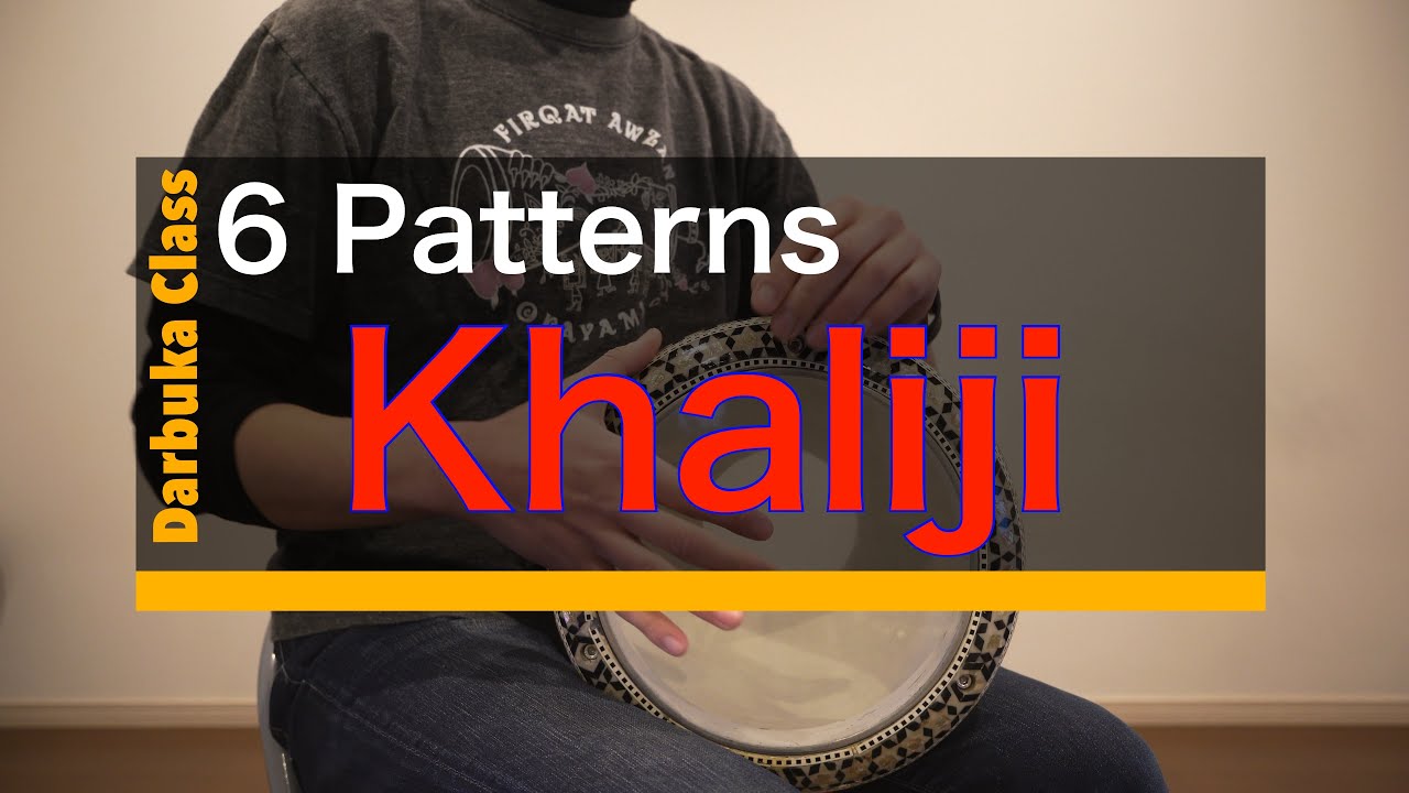 6 Khaliji (2/4 Arabic Rhythm) Patterns - YouTube
