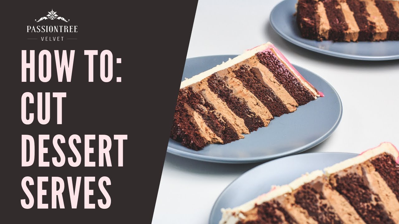 How-To: Cut Cakes into Dessert Serves - YouTube