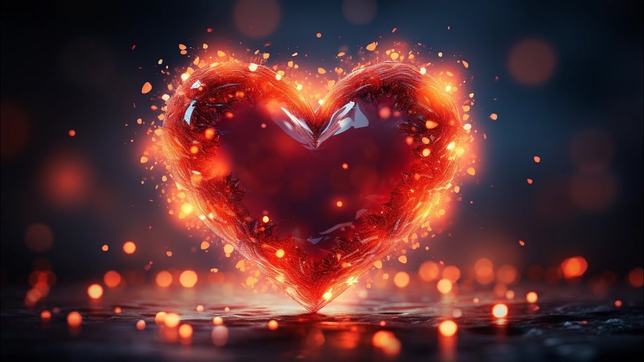 ♥ PURE POSITIVE LOVE ENERGY ♥ Healing Heart Chakra Binaural Beats ...