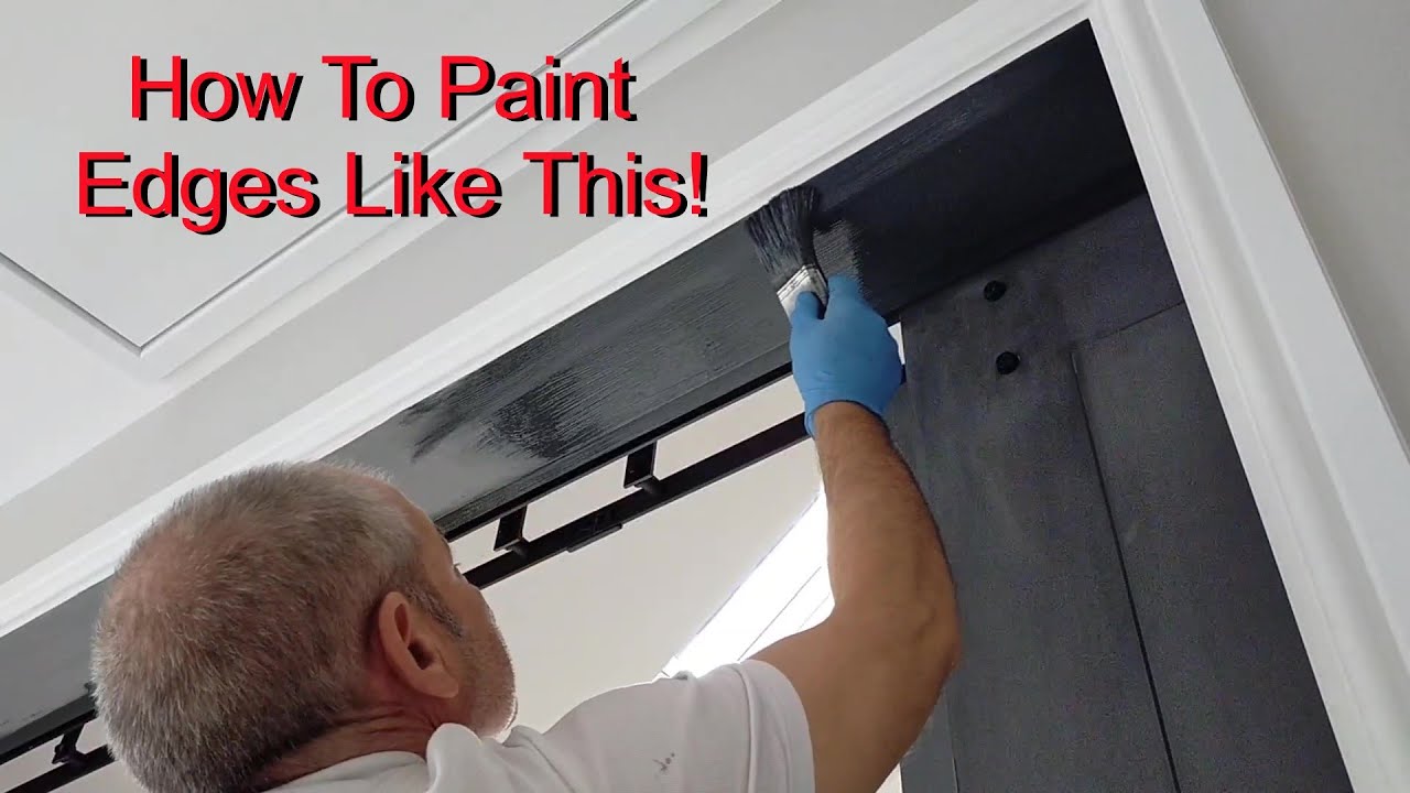 Primed MDF Doors Prepped And Painted - YouTube