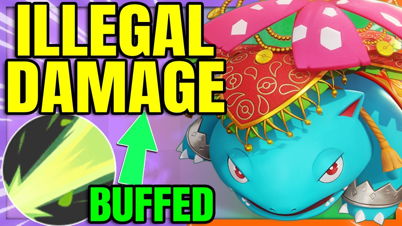 BUFFED SOLAR BEAM VENUSAUR Deals way too much Damage | Pokemon Unite ...