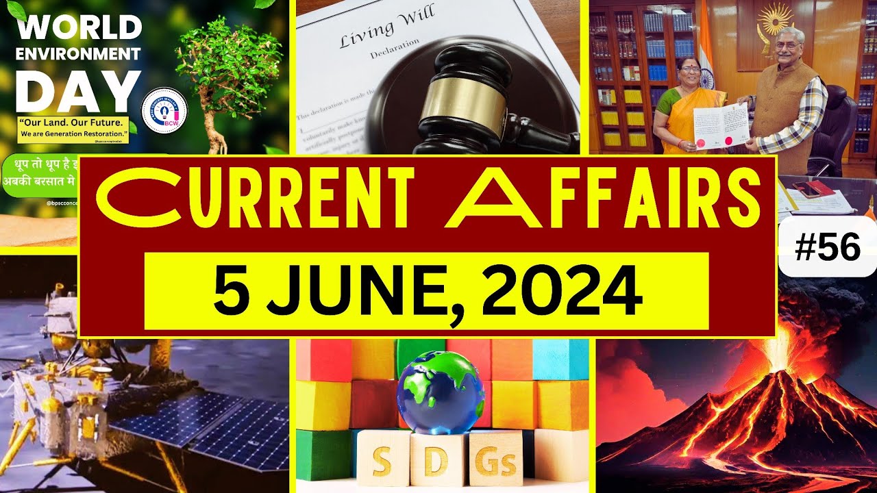 5 June 2024 Current Affairs | Daily Current Affairs | Static GK ...
