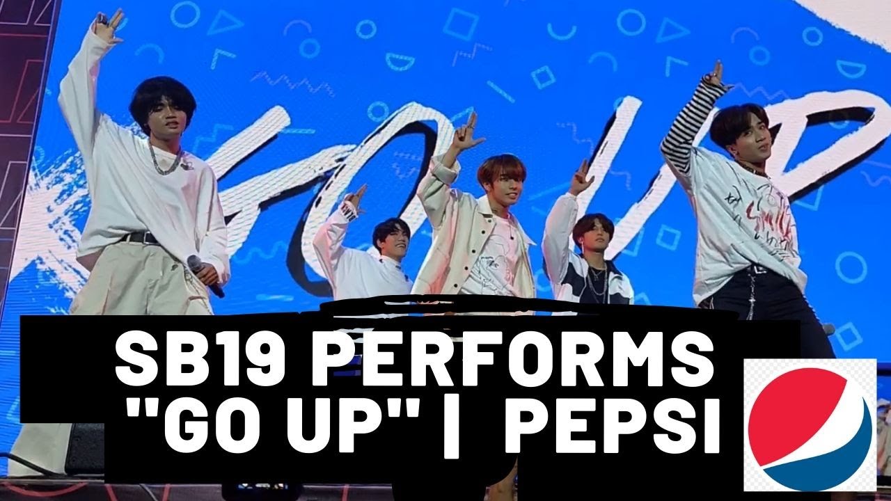 SB19 Performs GO UP | Pepsi Taste Challenge | Sundin Ang Puso - YouTube