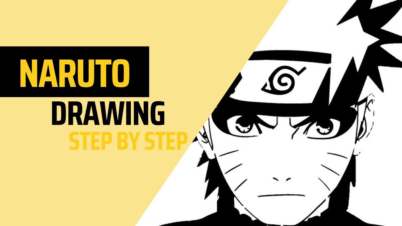 How to draw naruto step by step || Easy naruto drawing || Anime drawing ...