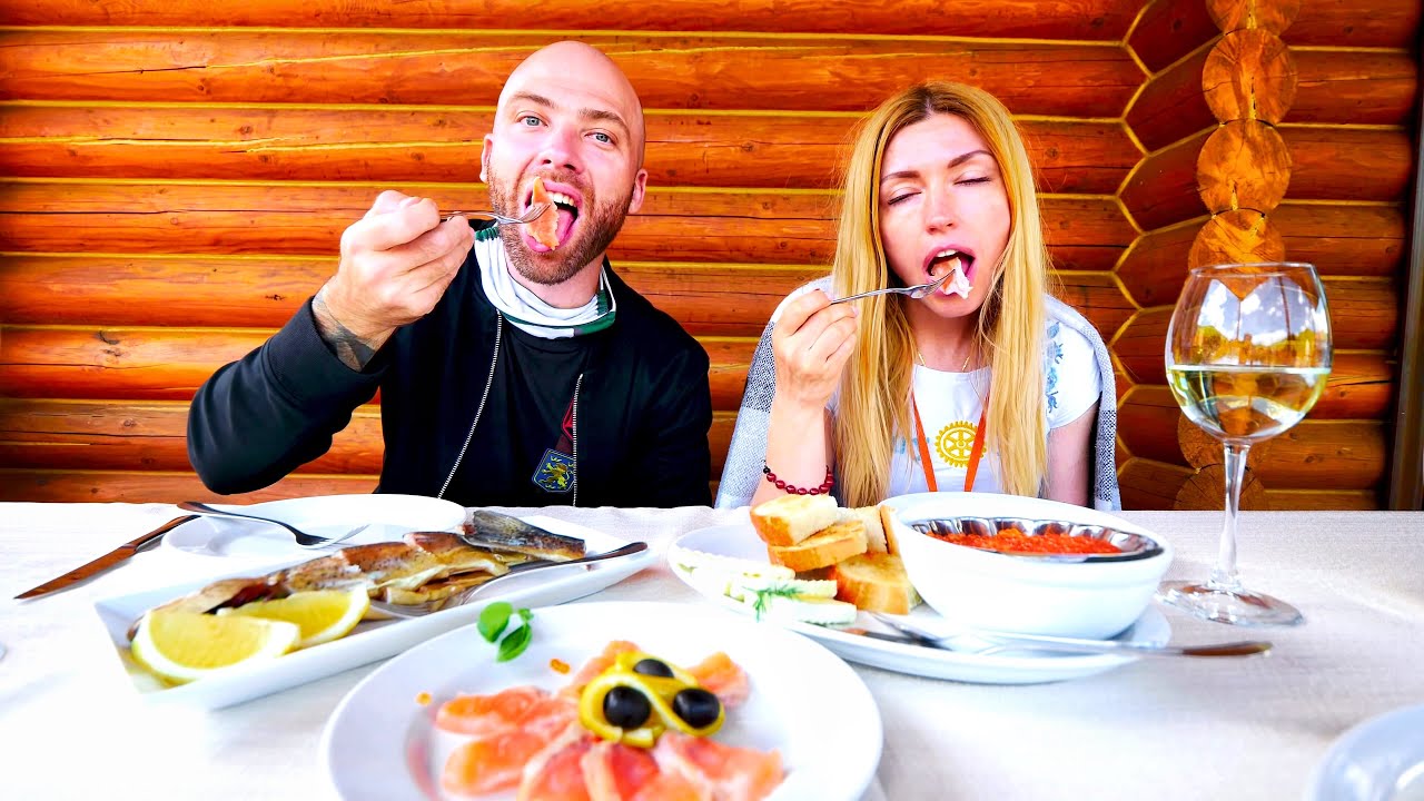 Ukrainian FISH FARM Experience - Fishing Golden Trout + Attractions ...