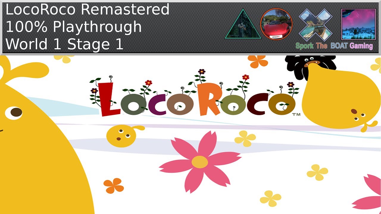 LocoRoco Remastered PS4 - 100% Completion All Collectables World 1 ...