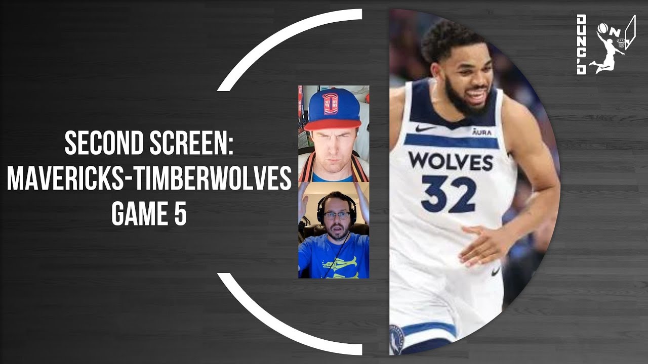 Mavericks-Timberwolves Game 5 | Second Screen - YouTube