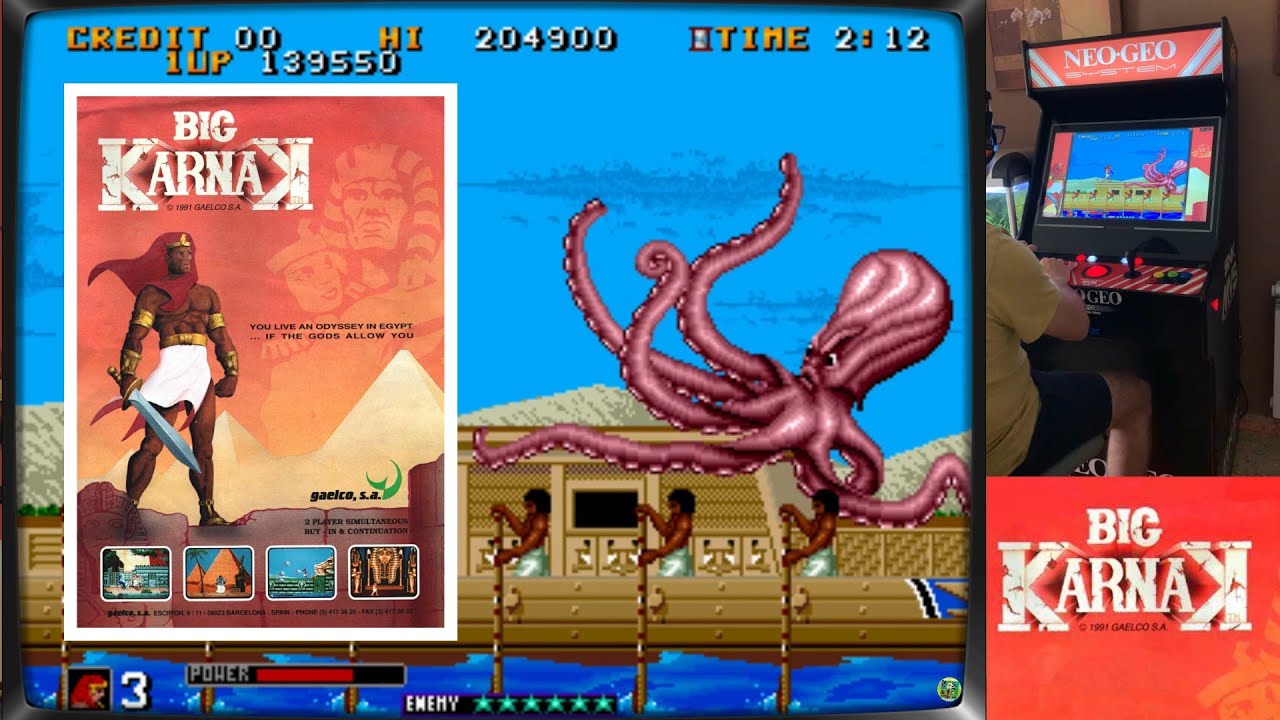 BIG KARNAK [Arcade episodio 122] Gaelco 1cc - YouTube