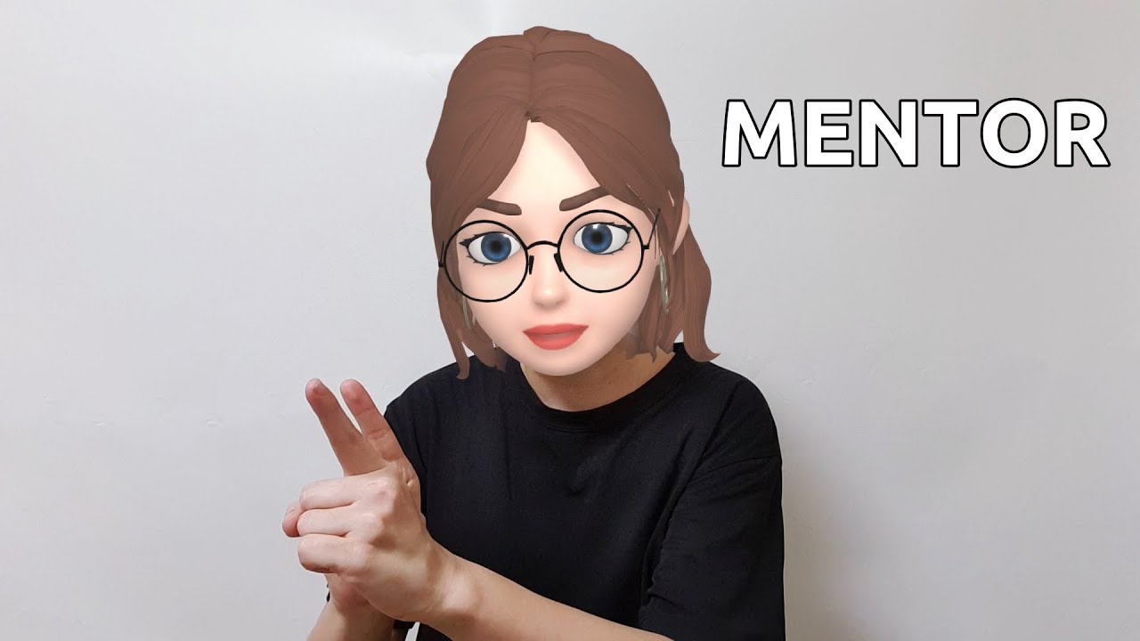 American Sign Language (ASL) Vocabulary Lesson: Mentor - YouTube