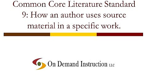 Common Core English Literature Standards - YouTube