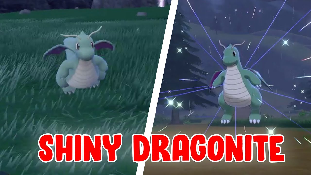 Shiny Dragonite #149 in Pokemon Sword and Shield - YouTube