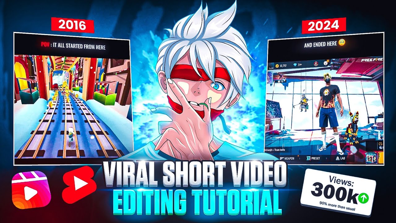 Started And Ending Free Fire Viral Short Video Editing Tutorial 🤯 - YouTube