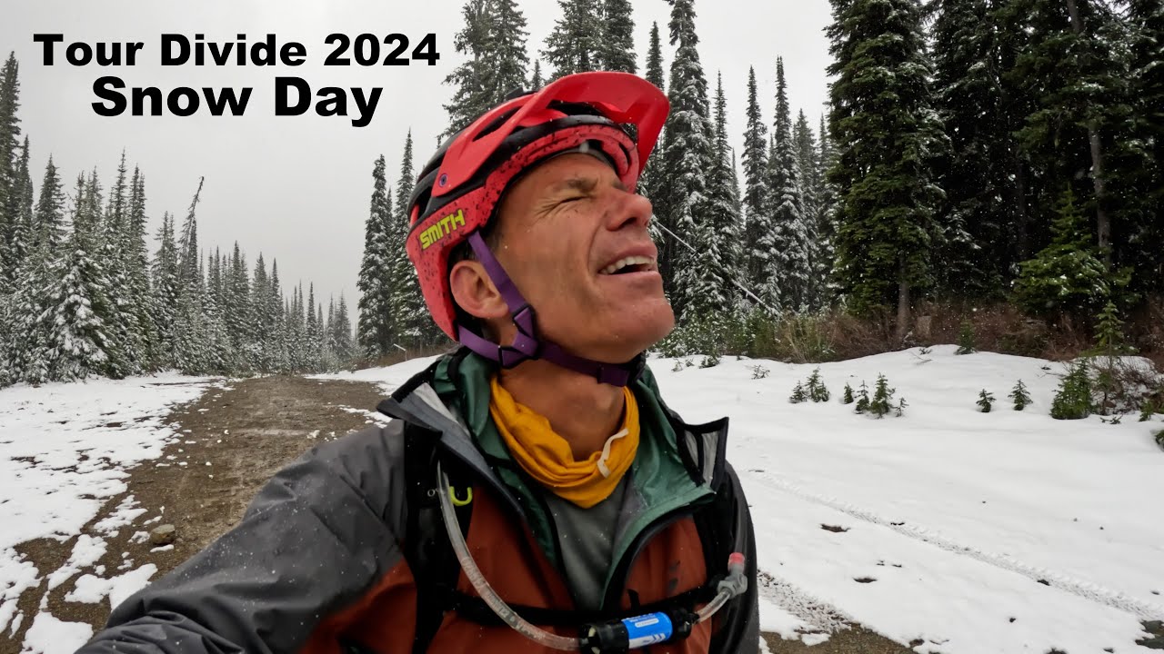 Riding Through a Snow Storm-Tour Divide-Day 3 - YouTube