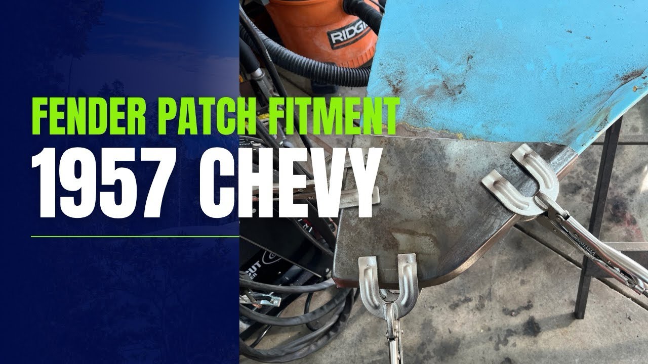 1957 Chevy Fender Patch Fitment - YouTube