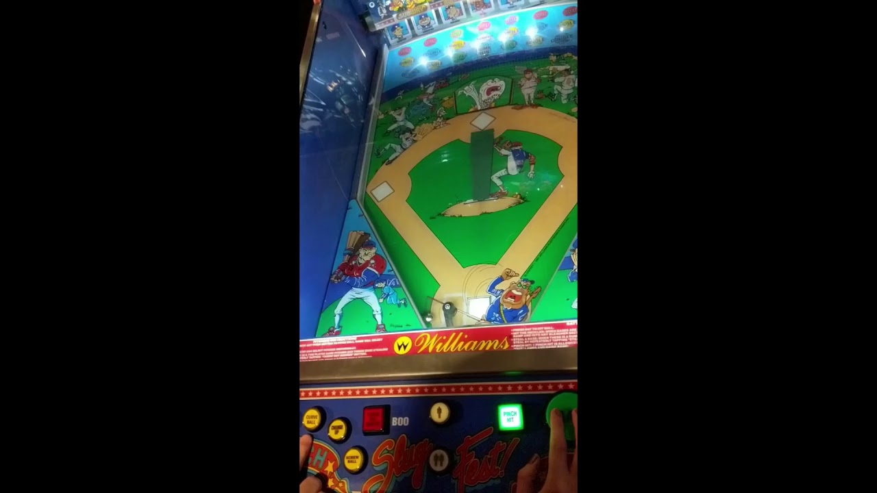 Williams Slugfest Pinball Machine - Pitch Examples - YouTube