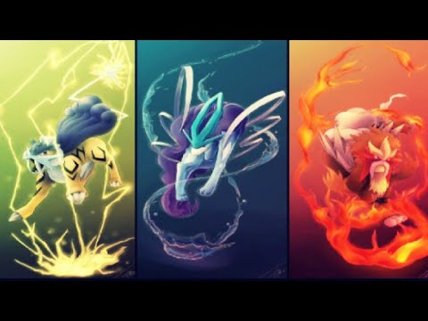 Pokémon [AMV] Raikou, Entei, Suicune - Legends Never Die - YouTube