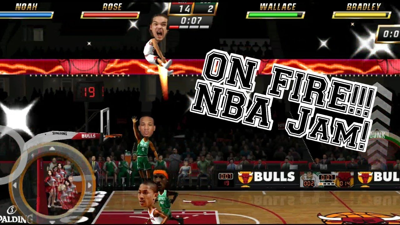 NBA Jam Android/iOS Gameplay | On Fire! | | Big Head Mode | NBA JAM ...