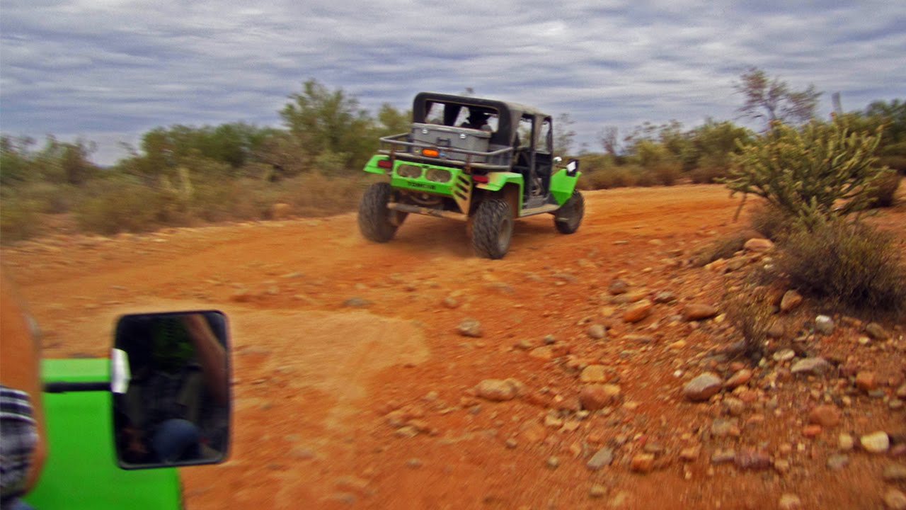 Green Zebra Tomcar Off-Road Tour - Scottsdale - YouTube