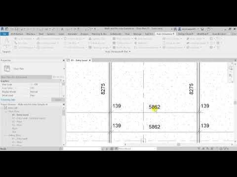 Mastering Walls Automatic Dimensioning in Revit Using Revit's Auto Dimension Pack - YouTube