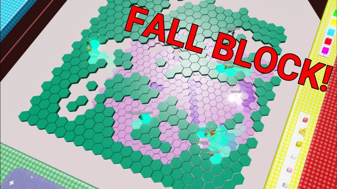 Playing Falling Color Block (Roblox) - YouTube