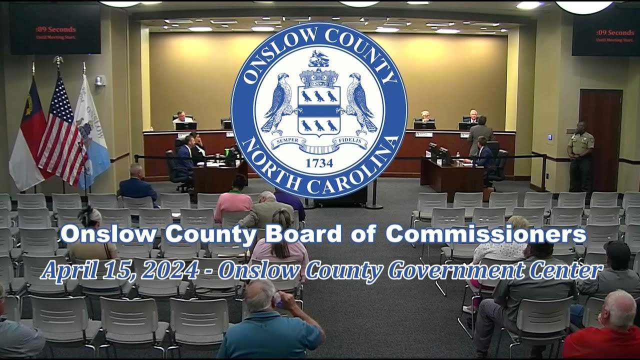 Onslow County Board of Commissioners' Meeting - YouTube