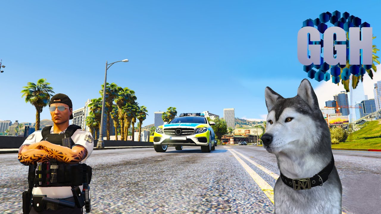 AUF STREIFE Teil 1🚨 GTA-ROLEPLAY | Deutsch | GERMAN GTA HOOD - YouTube