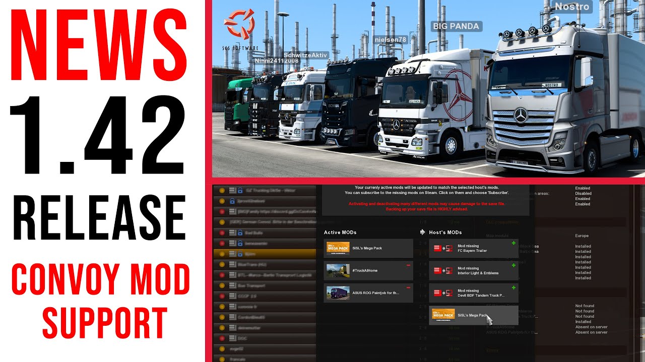 ETS2 & ATS 1.42 Release NEWS 🚨 Update 1.42 Release - Zusammenfassung I ...