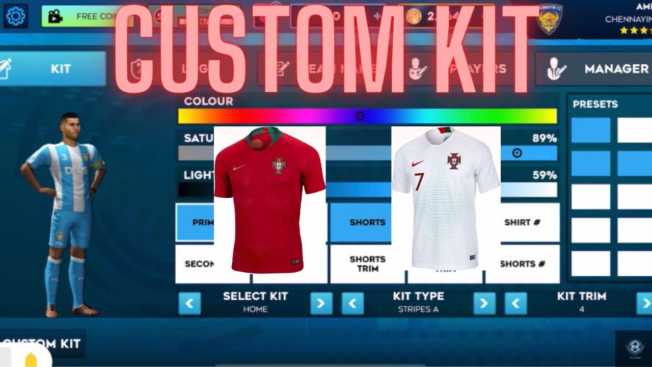 HOW TO CHANGE CUSTOM KIT 👕DLS24| Tutorial | #kits #custom #tutorial # ...