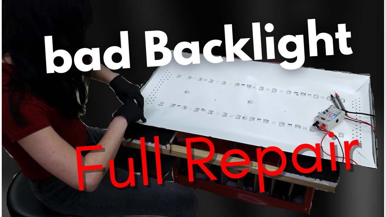 Hisense 43R6E3 Black Screen | FULL Backlight repair - YouTube