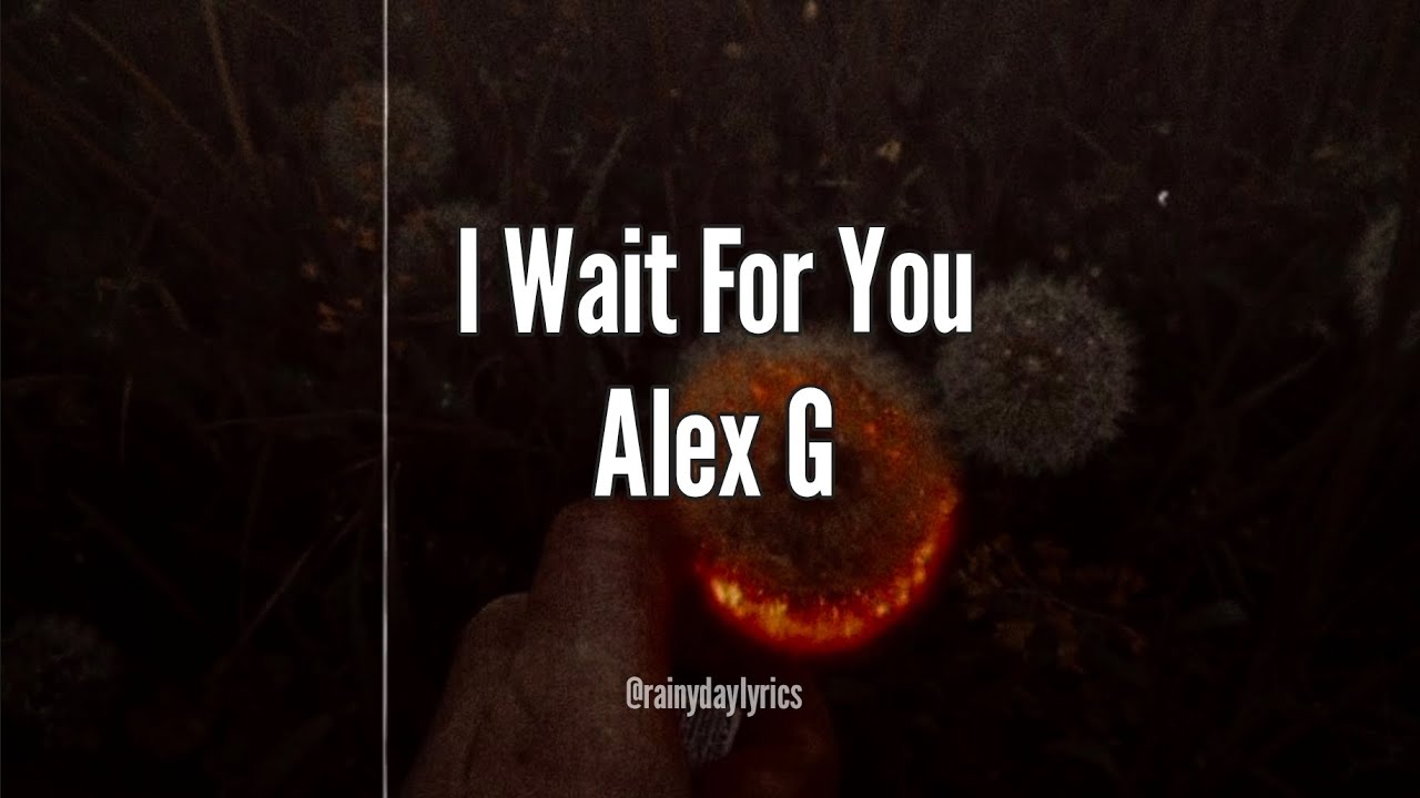 I Wait For You - Alex G - YouTube