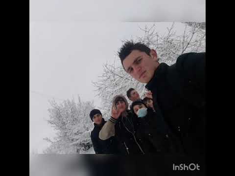 Xaçmaz rayonu Seyidlər kəndi dostlarna qar kefi