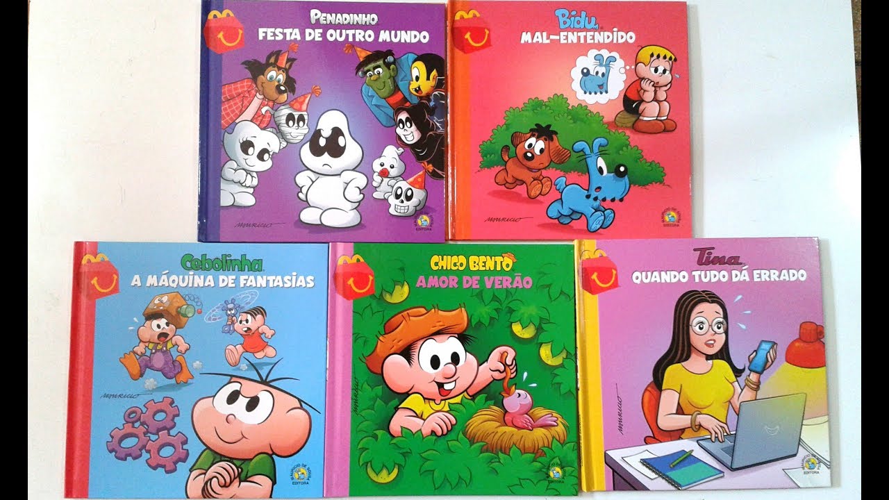 A Turma da Mônica Mc Lanche Feliz Março 2019 - YouTube