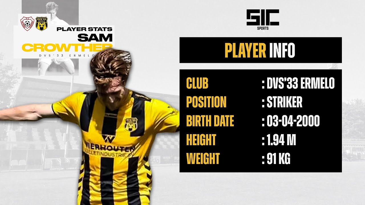 Sam Crowther Striker Highlights Year 2023 Victoria Rosport / DVS’33 ...