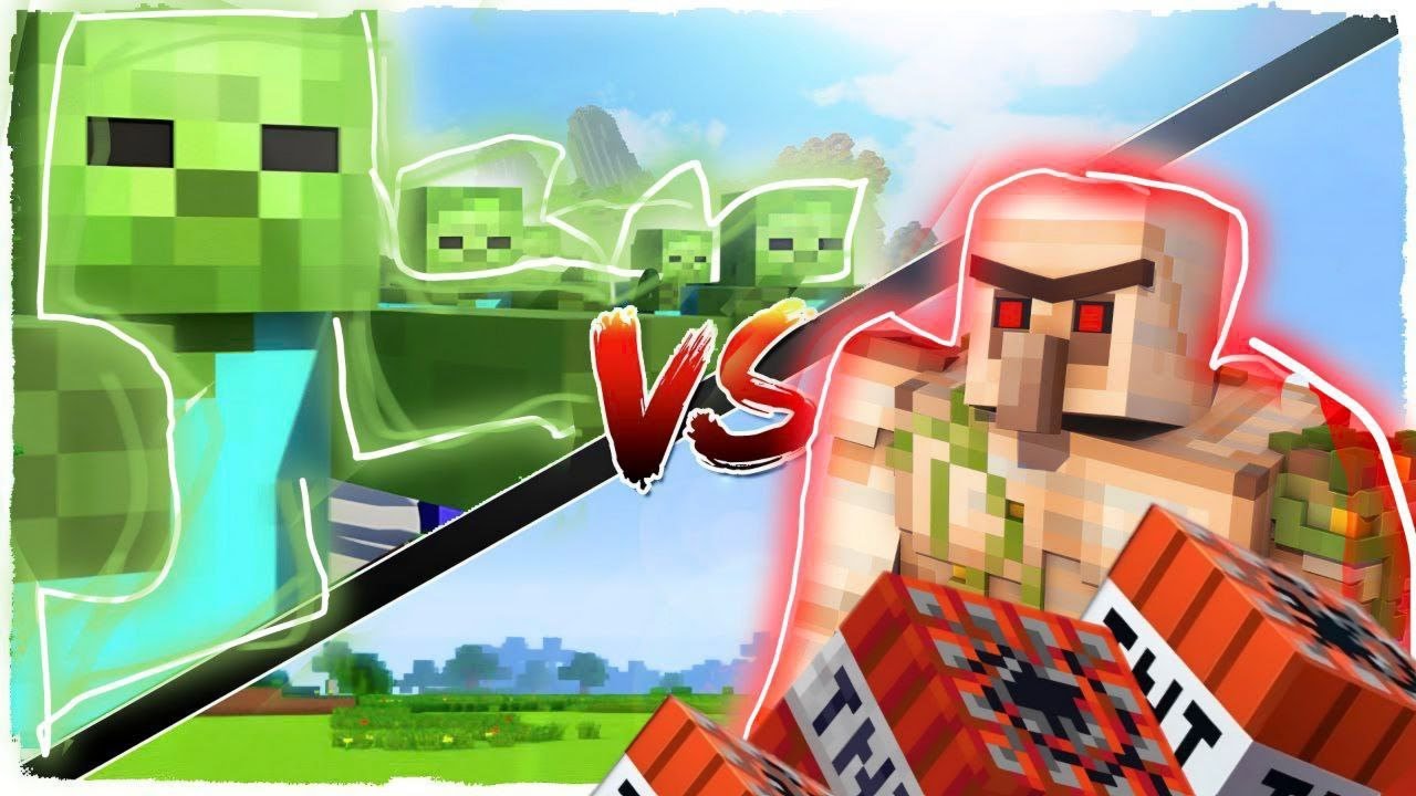 ZOMBIE VS MANY TYPES OF "GOLEM"🤓🤓😁 - YouTube