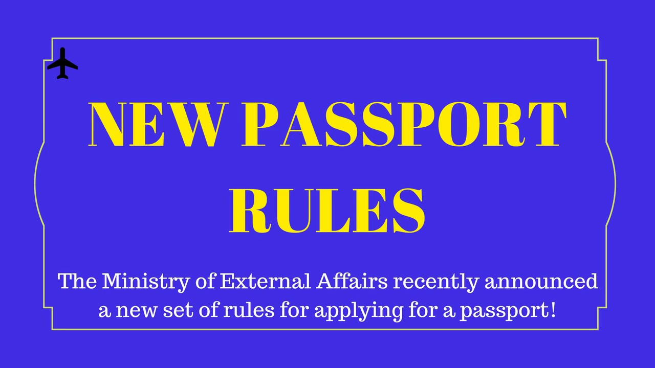 NEW PASSPORT RULES - YouTube