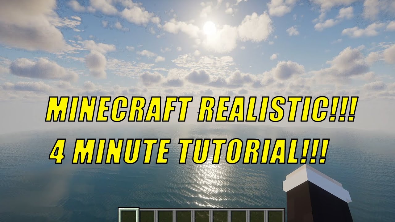 Get Realistic GRAPHICS in MINECRAFT EASY!! - 4-minute tutorial (Curse ...