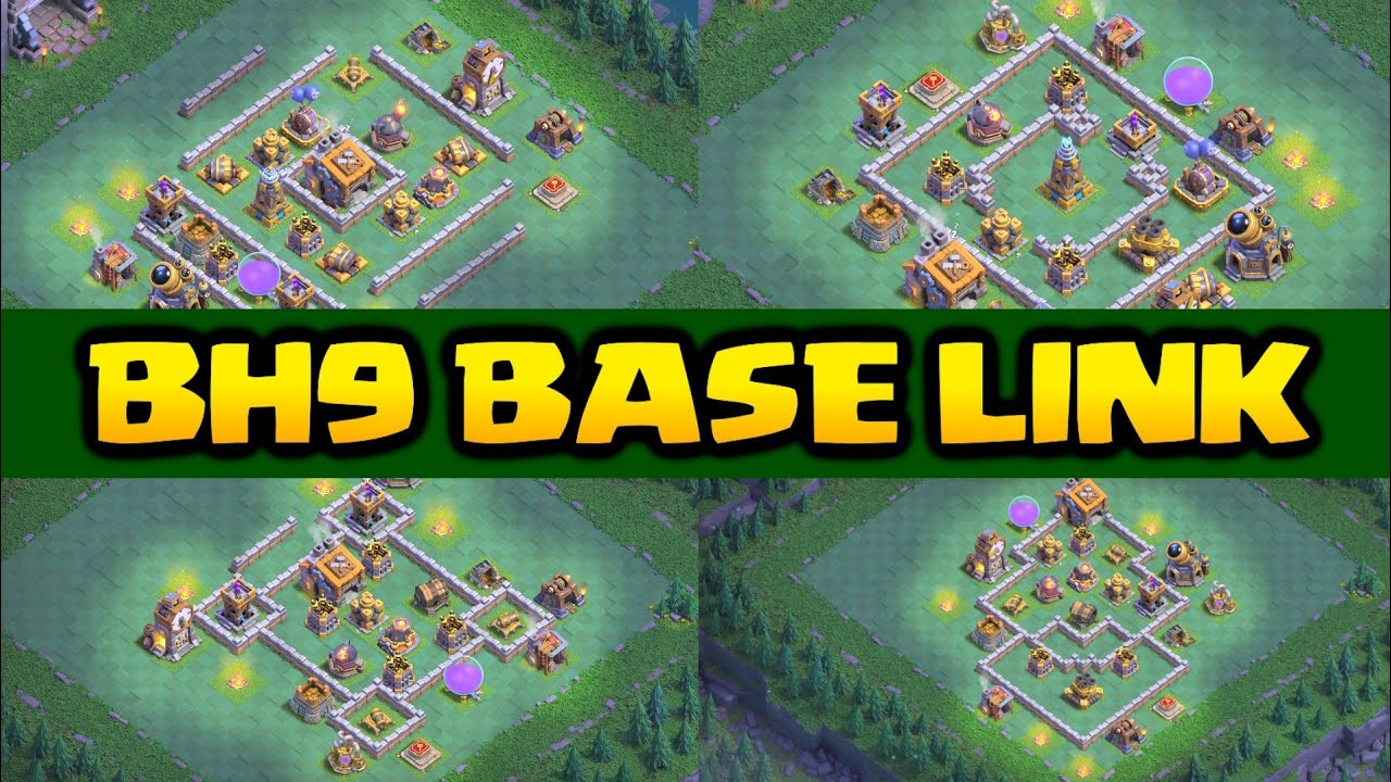 New! BH9 Base w/link | Builder hall 9 | Clash of clans - YouTube