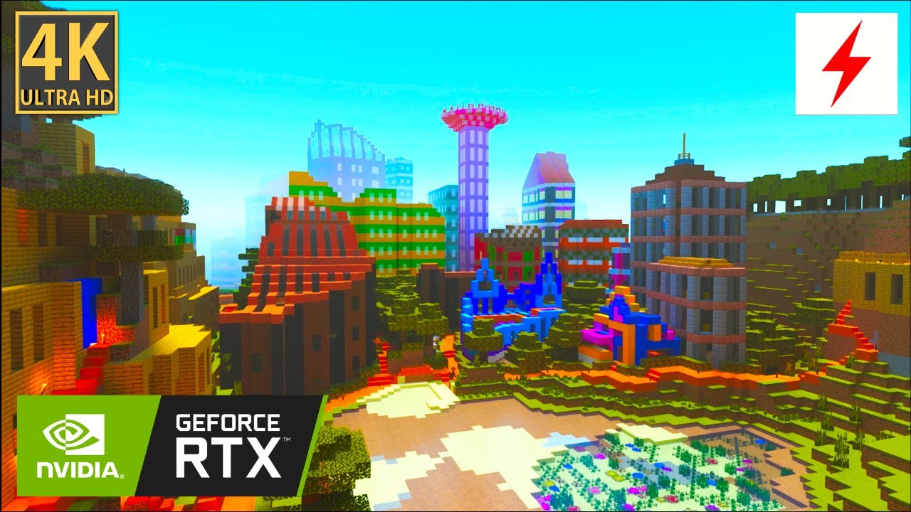 Breathtaking Mega Minecraft City... - YouTube