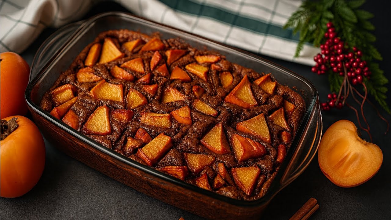 Persimmon Cobbler! Sugar-free Recipe! - YouTube