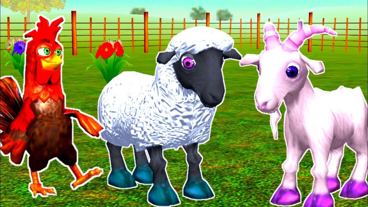 El Pollito Pio 3D animal Game- @#068 - YouTube