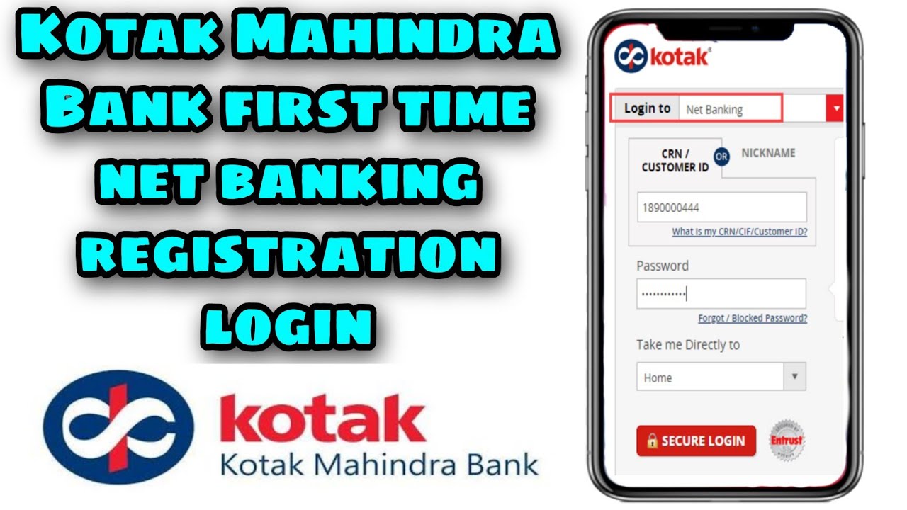 Kotak Mahindra Bank || First Time Login in Kotak Mahindra Bank | How to ...