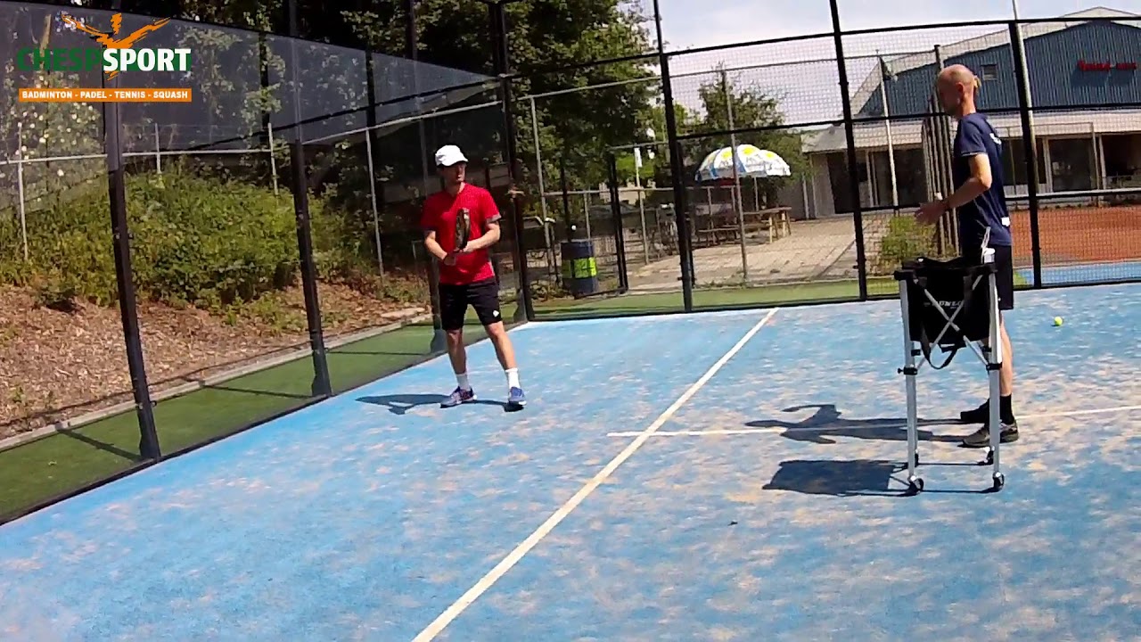 [Padel] Per Parts - forehand via wall - 04 - follow through - YouTube