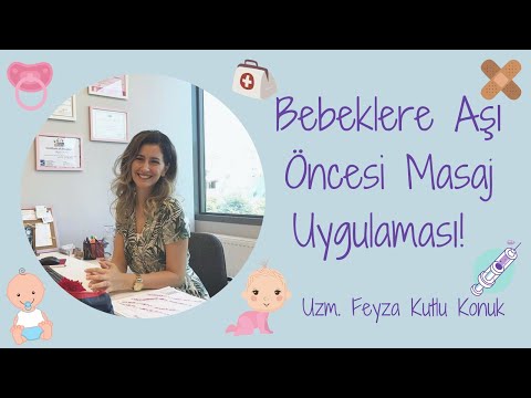 Bebeklere Aşı Öncesi Masaj Uygulaması #masaj #bebek