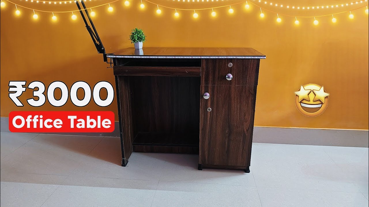 ₹3000 Computer Table or Office Table Review - YouTube