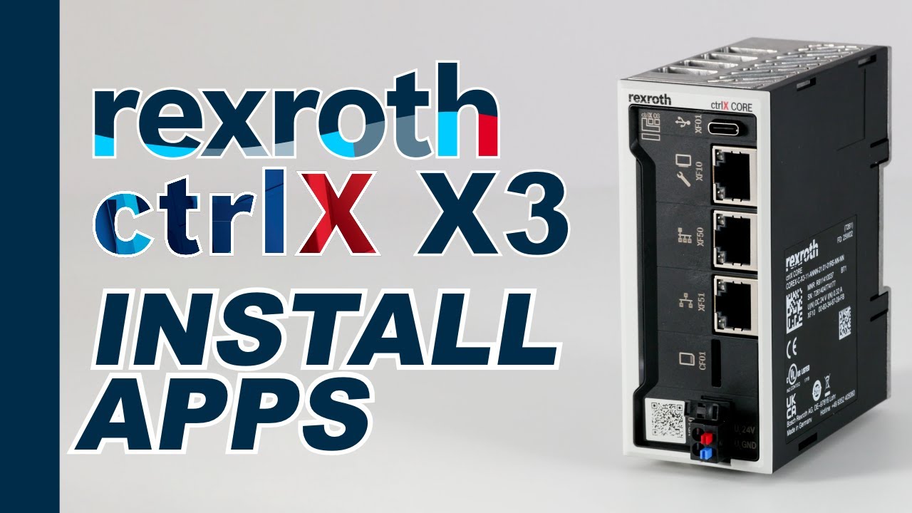 ctrlX CORE X3: How to Install & License Apps (EtherCAT Master + PLC ...