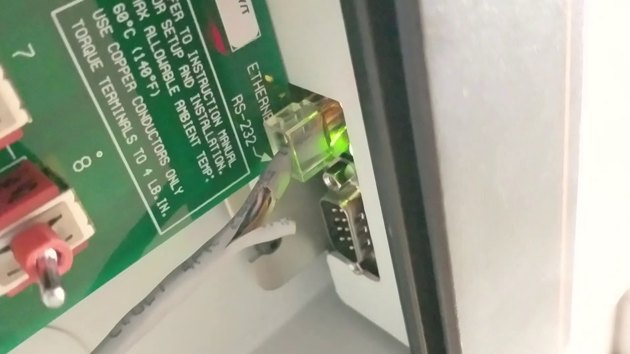 Novar Savvy proper ethernet/internet connection - YouTube