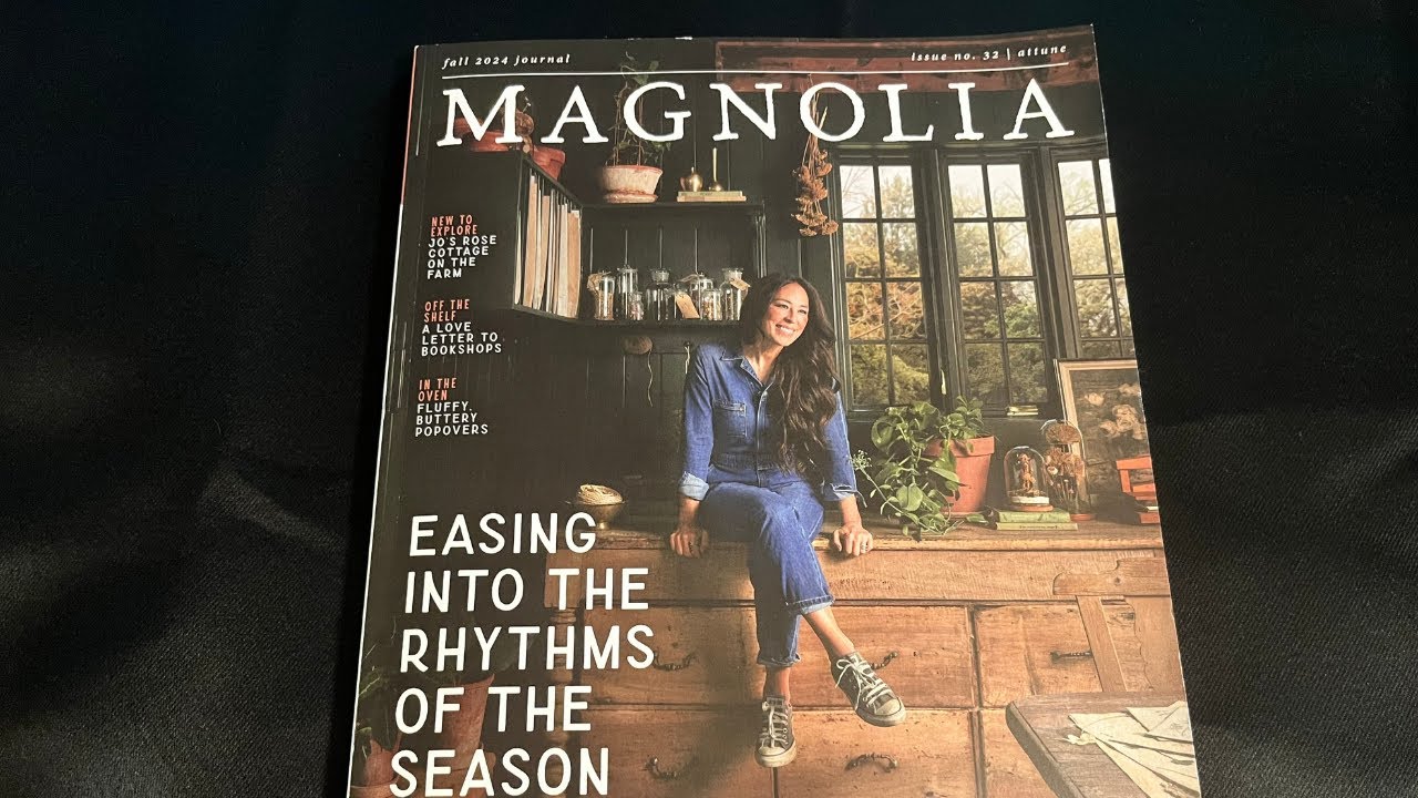 ASMR | magazine flip through - Magnolia - YouTube